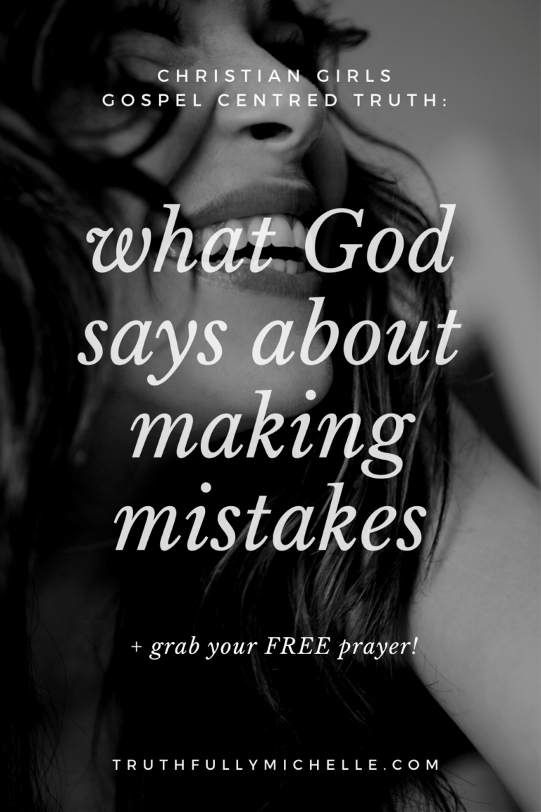 What Does God Say About Mistakes | Truthfully, Michelle
