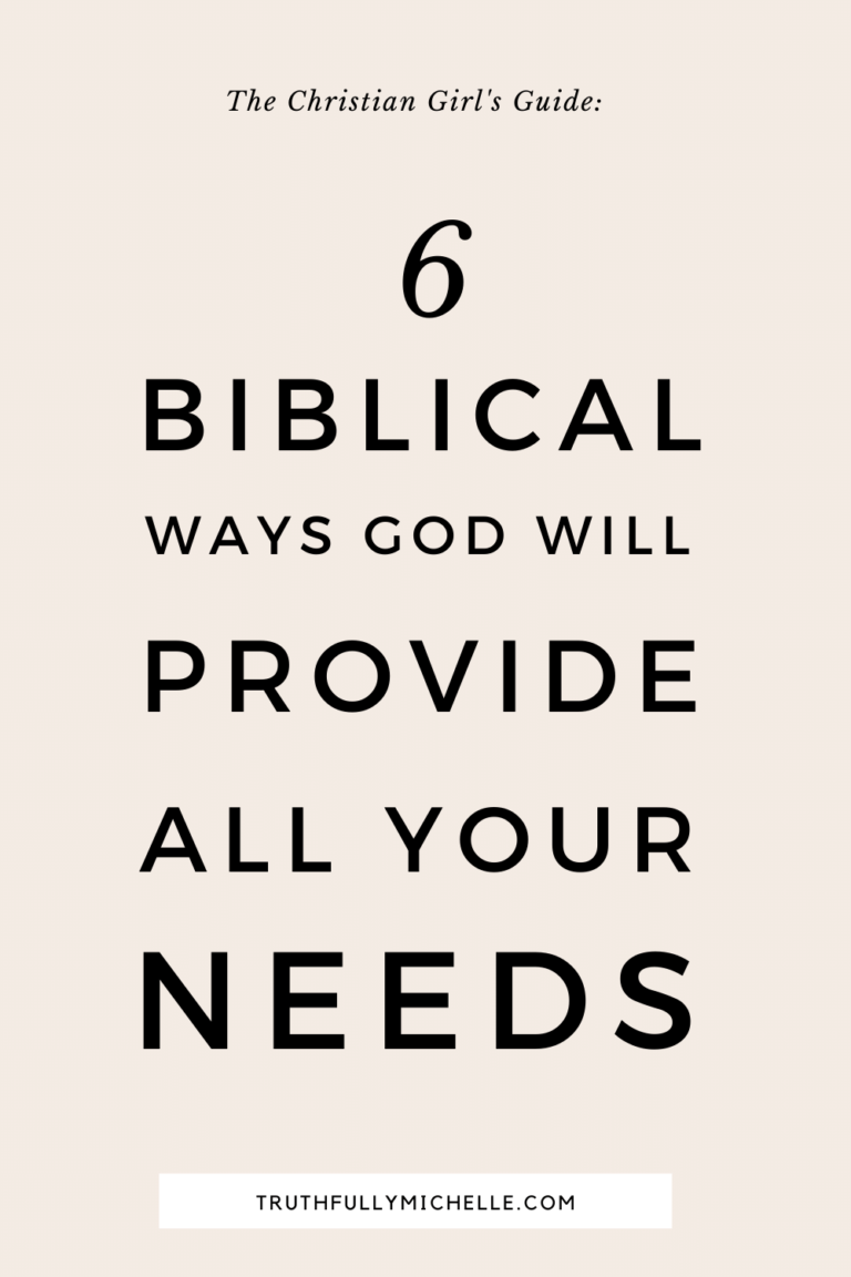 How God Will Provide All of Your Needs | Truthfully, Michelle